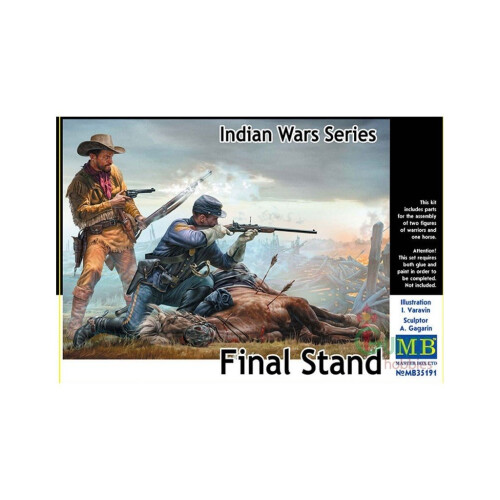 Masterbox 1:35 Indian Wars Series Final Stand Model Kit - Mas35191 135 ...