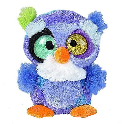 Wild Republic 19609 15cm Wonky Mini Plush Owl Toy - 6 Soft Cuddly Teddy ...