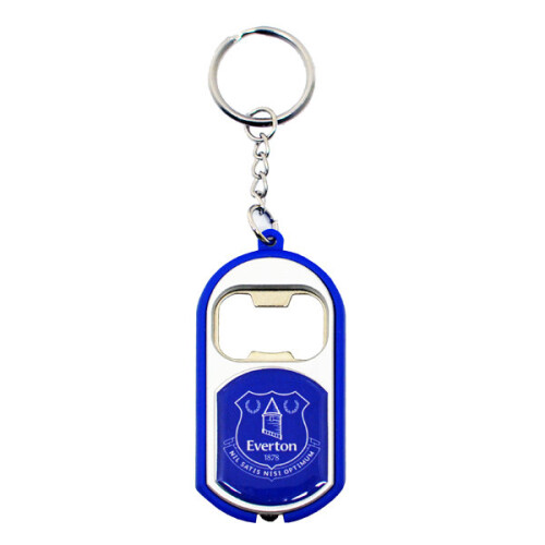 Everton Official Torch Light Bottle Opener Key Ring - Multi-colour ...