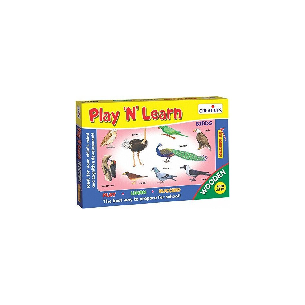Creative Educational - Play'n' Learn-wooden – Birds - Cre0333 Play ...