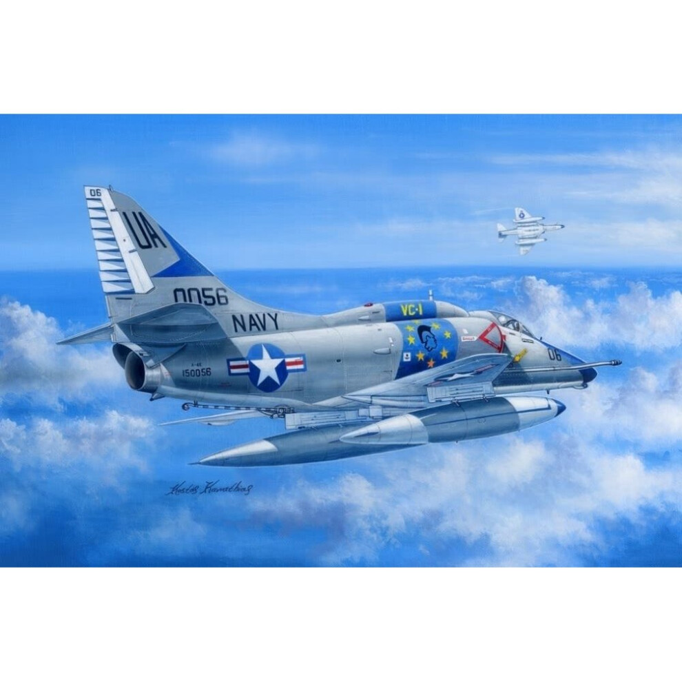 Hobbyboss 1:48 - A-4eskyhawk - 148 A4e Hbb81764 Skyhawk Model Set Art ...