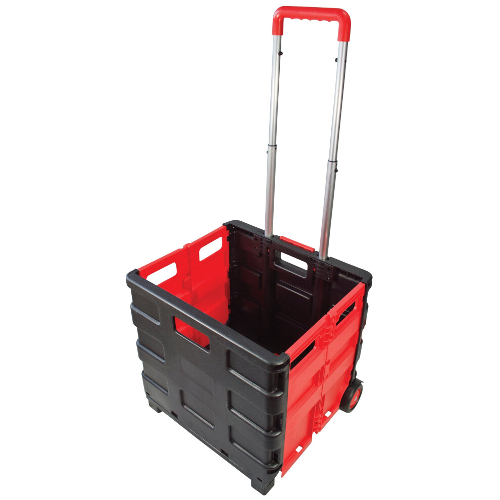 Collapsible Folding Boot Cart - Trolley Amtech Box New Shopping Wheels ...