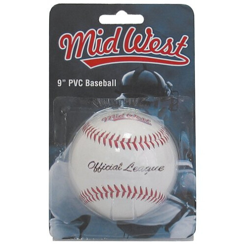 9" Official League Pvc Baseball Ball - 9 Mid West Inch Size Weight Bas ...