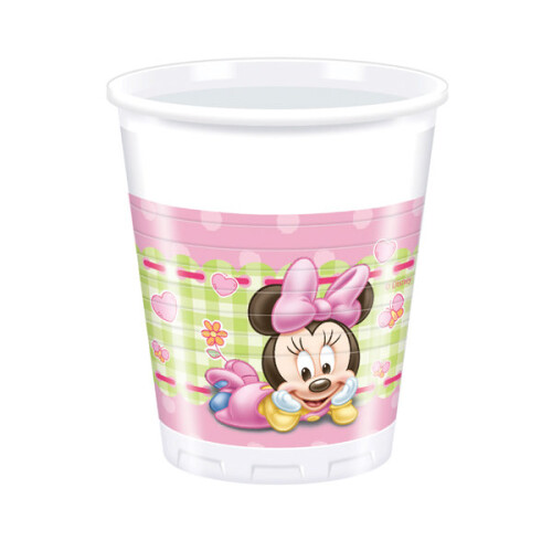 Unique Party 8 Baby Minnie 7oz Plastic Cups - mouse minnie party baby ...