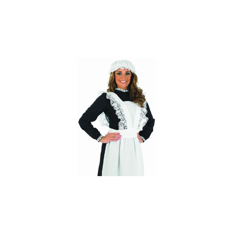 Old Time Maid - victorian maid fancy dress costume adult large 1618 ...