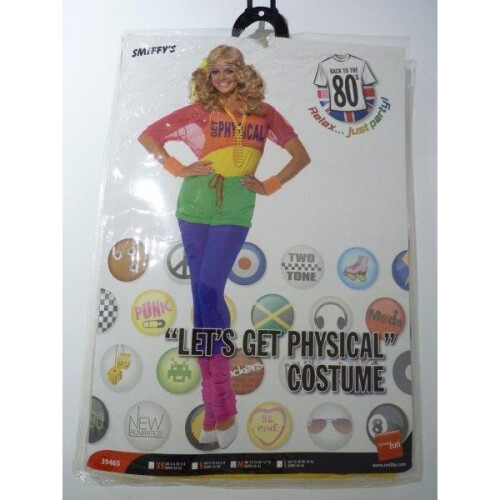 Medium Ladies Lets Get Physical Costume - costume 80s lets get physical ...