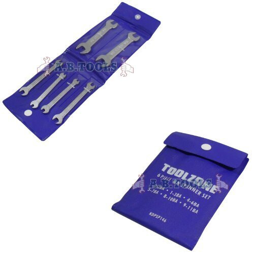Nice Quality 6pc Ba Open Ended Spanner Set - 6 Spanners Piece - open ...