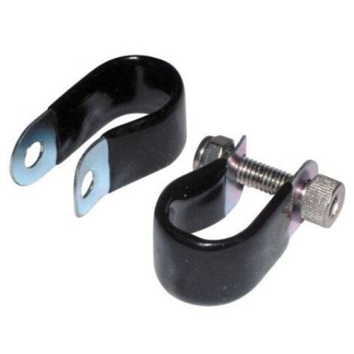 22mm Black Tortec P-clips - Pclips Bikecyclecycling Pannier ...