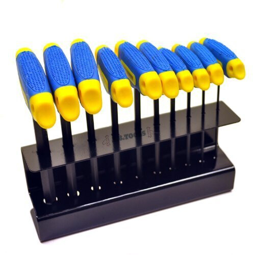 Allen / Hex Key T-bar / T-handle Driver Allan Alan Set - Handle 10pc ...