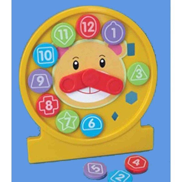 Fun Time Puzzle Clock - Shape Toy Learning 18 Fun Activity Educational ...