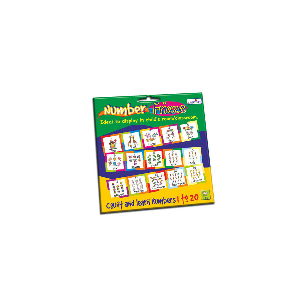 Creative Pre-school Frieze Numbers Educational Activity - Preschool ...