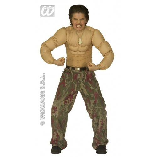 158cm Children's Super Muscle Shirt - Boys Hulk Popeye Tarzan Wrestler ...