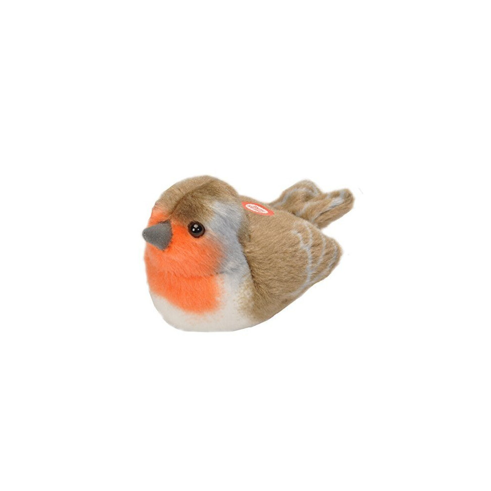 Wild Republic 19490 13 - 16cm Robin With Real Bird Calls Plush Toy ...