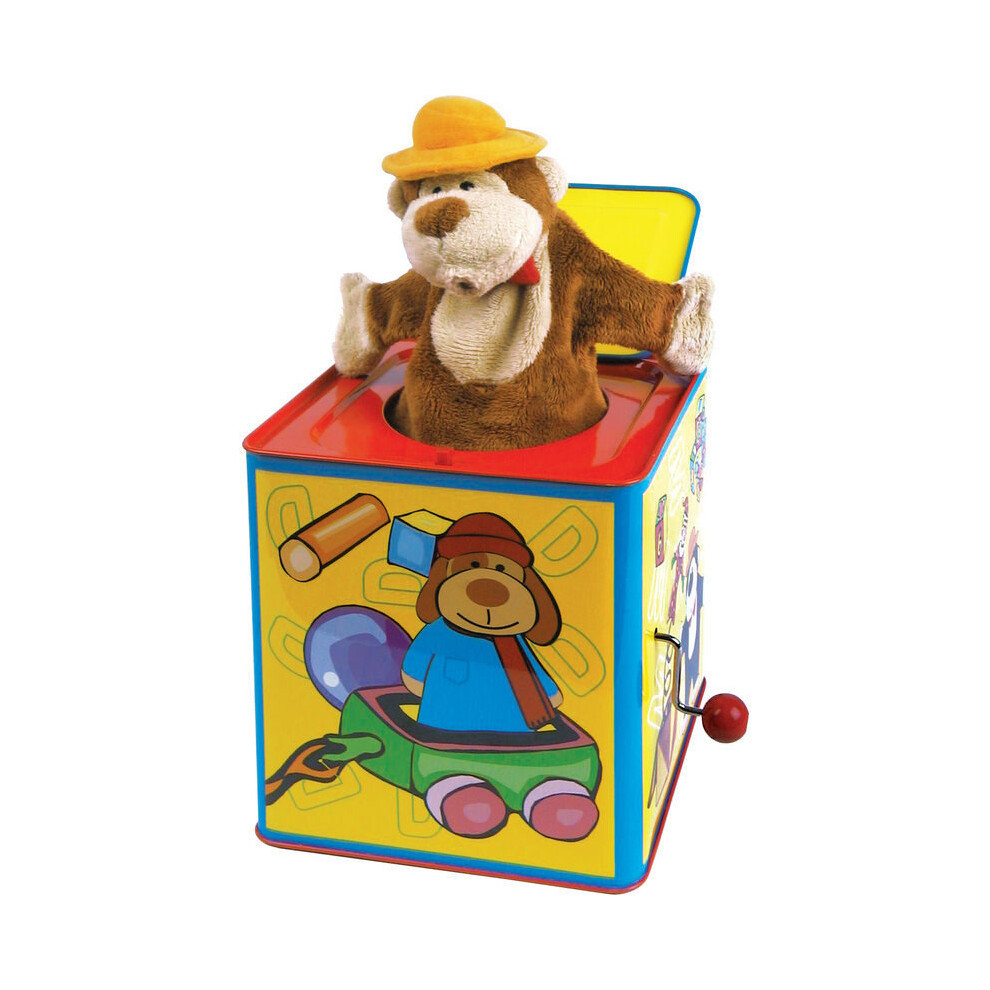Cutie cu surprize de animale Jack-in-the-box - Jucărie pop-up ...