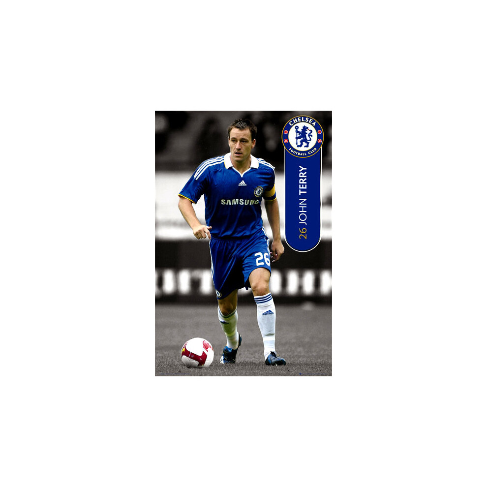 Chelsea Terry Player Poster - Official Football Club John Decoration ...