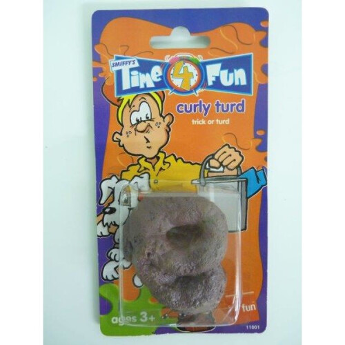 Curly Turd Fake Poo Prank - Time 4 Fun Joke Funny Trick Fancy Dress ...