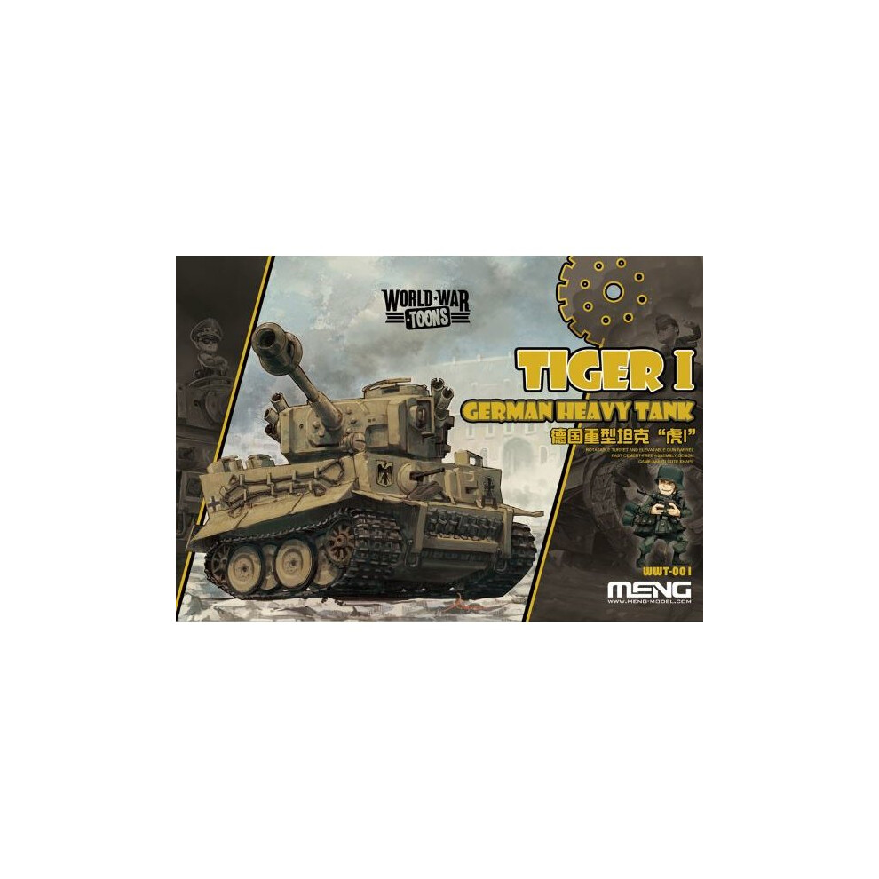 Meng Model - German Tiger I Heavy Tank World War Toon - Mngwwt001 ...