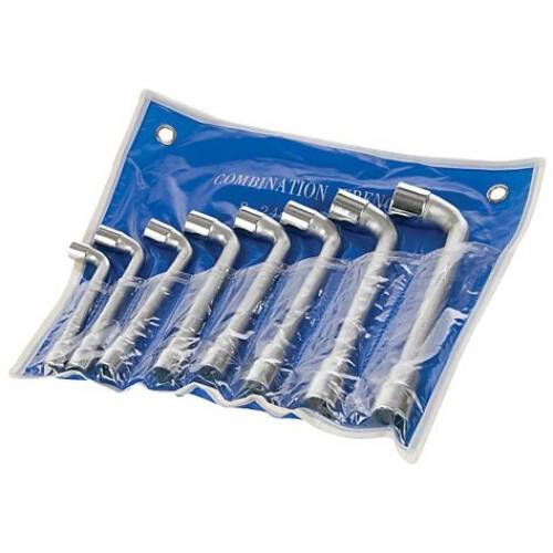 Silverline L-shaped Socket Wrench Set 8pce 8 - 19mm - Lshaped 755060 ...