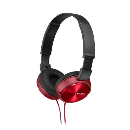 Sony MDR-ZX310 Overhead Headphones, Red on OnBuy