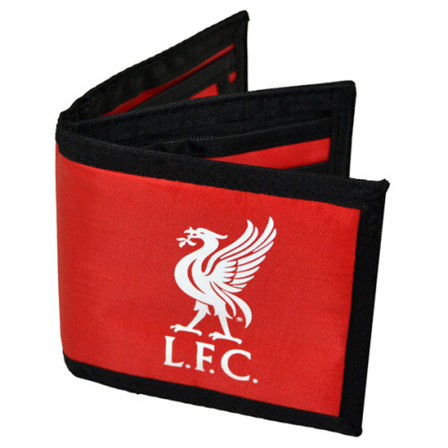 Liverpool Fc Football Crest Nylon Money Wallet, Red - Canvas Wallet L ...