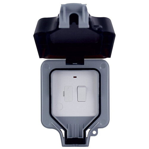 Masterplug WP53 13 A 1-Gang Storm Weatherproof Outdoor Switched Fused ...