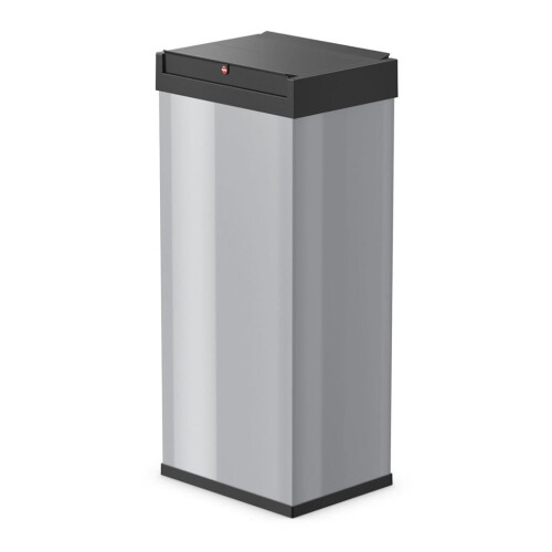 Hailo Waste Bin Trash Disposal Box Big-Box Swing Size XL 52 L Silver ...