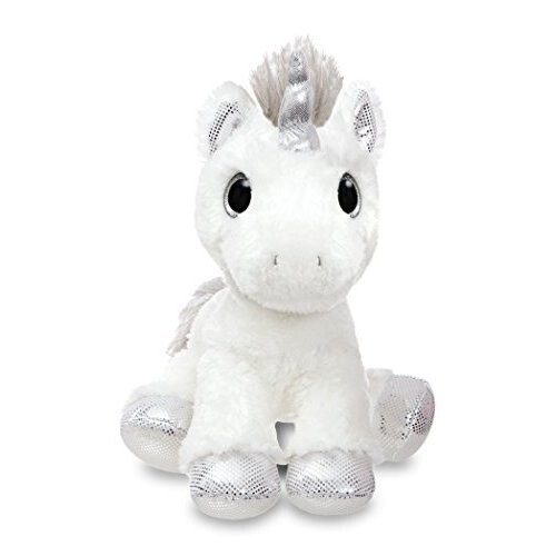 Aurora World 60855 Sparkle Tales Twilight Unicorn Soft Toy, Silver, 12 ...