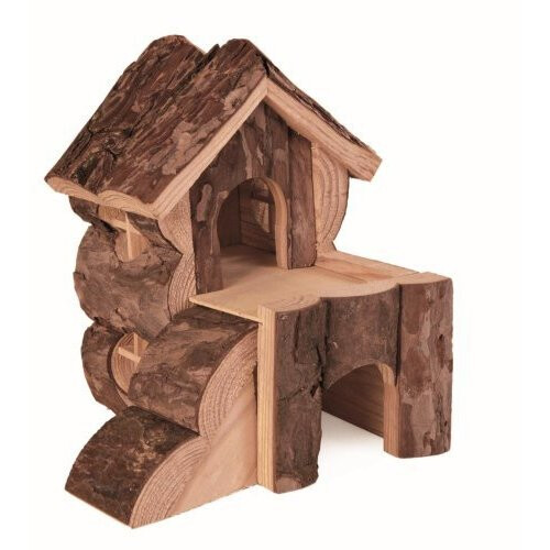 Trixie Bjork Log Cabin For Hamsters - House Natural Hamster Mice Animal ...