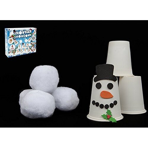 Snowman Showdown Christmas Pyramid Challenge Game - Stacking Cup ...