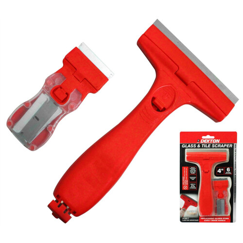 Dekton 2 Pc Window Razor Scraper Set 12 Blades Hand Tool Clean Paint ...