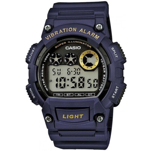 Casio Watches Collection W-735H-2AVEF Watch Digital Blue Commando Man ...