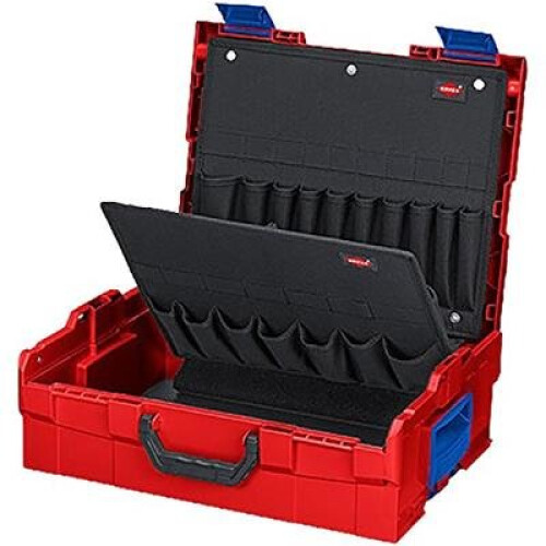 Knipex 00 21 19 LB 'L-Box' Empty Tool Box, Black/Red on OnBuy