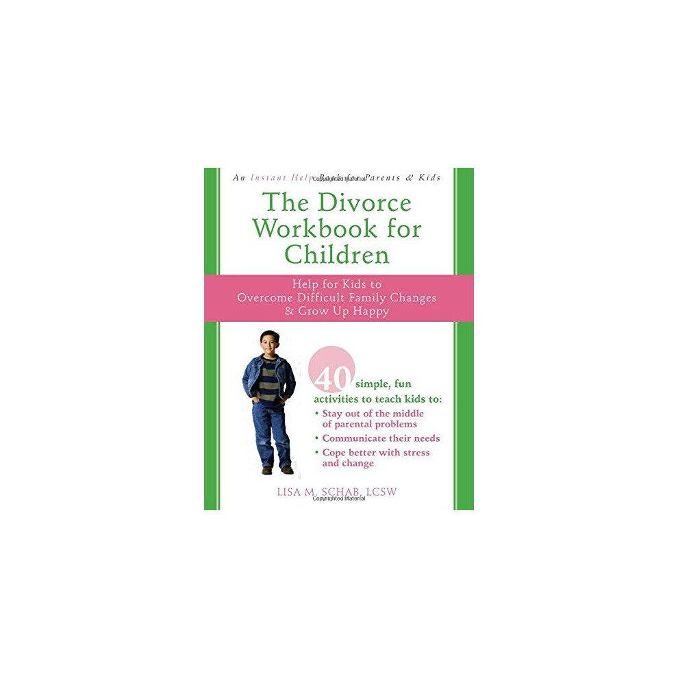 The Divorce Workbook For Children: Help for Kids to Overcome Difficult ...