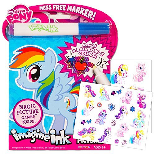 My Little Pony Imagine Ink Book Set (Includes Mess Free Marker and ...