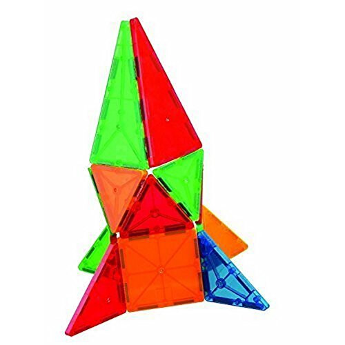 Mag-Genius Award Winning building Tiles Clear Colours 3D Brain Building ...