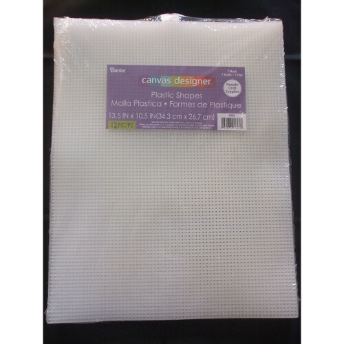 Darice "Canvas Designer" 7 Count Plastic Canvas Sheets - 13.5" x 10.5 ...