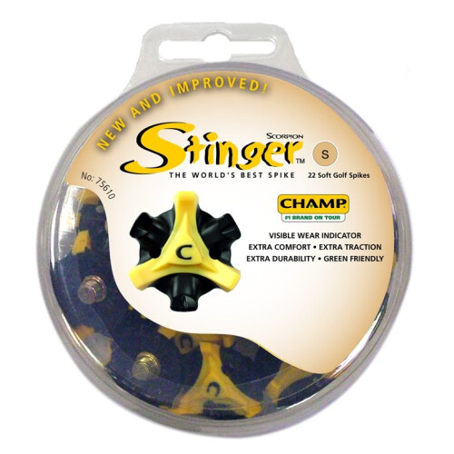 Champ Stinger Golf Spikes 6mm Small Metal Thread Cleats on OnBuy