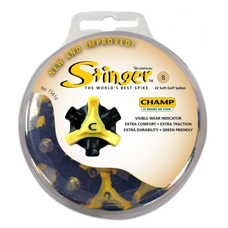 Champ Stinger Golf Spikes 6mm Small Metal Thread Cleats on OnBuy