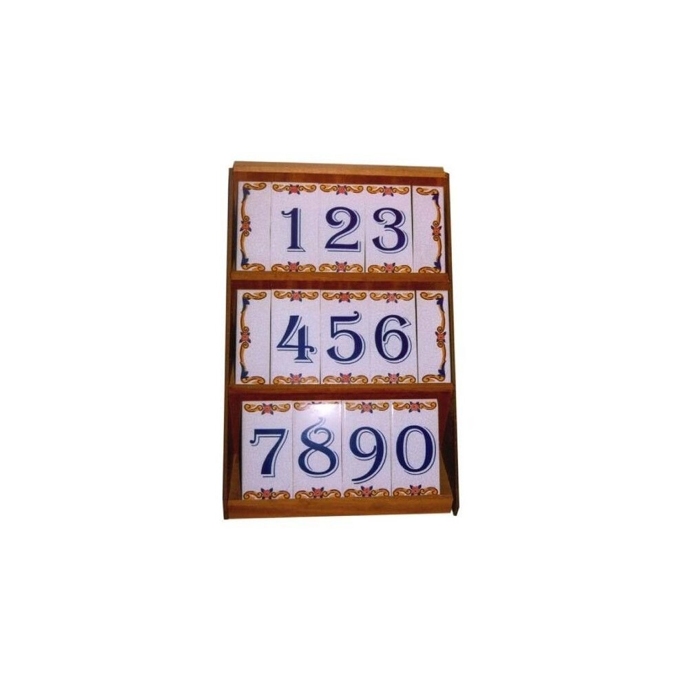 Ceramic Letter Tiles & House Number Tiles | Customised Portuguese ...
