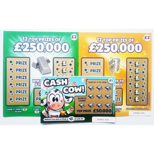 3pc Fake Scratch Cards | Prank Scratch Cards on OnBuy