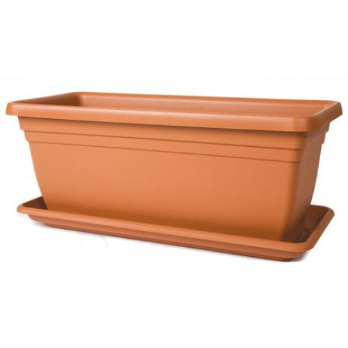 Stewart Garden Deep Trough - 80cm - Terracotta (2259034) on OnBuy