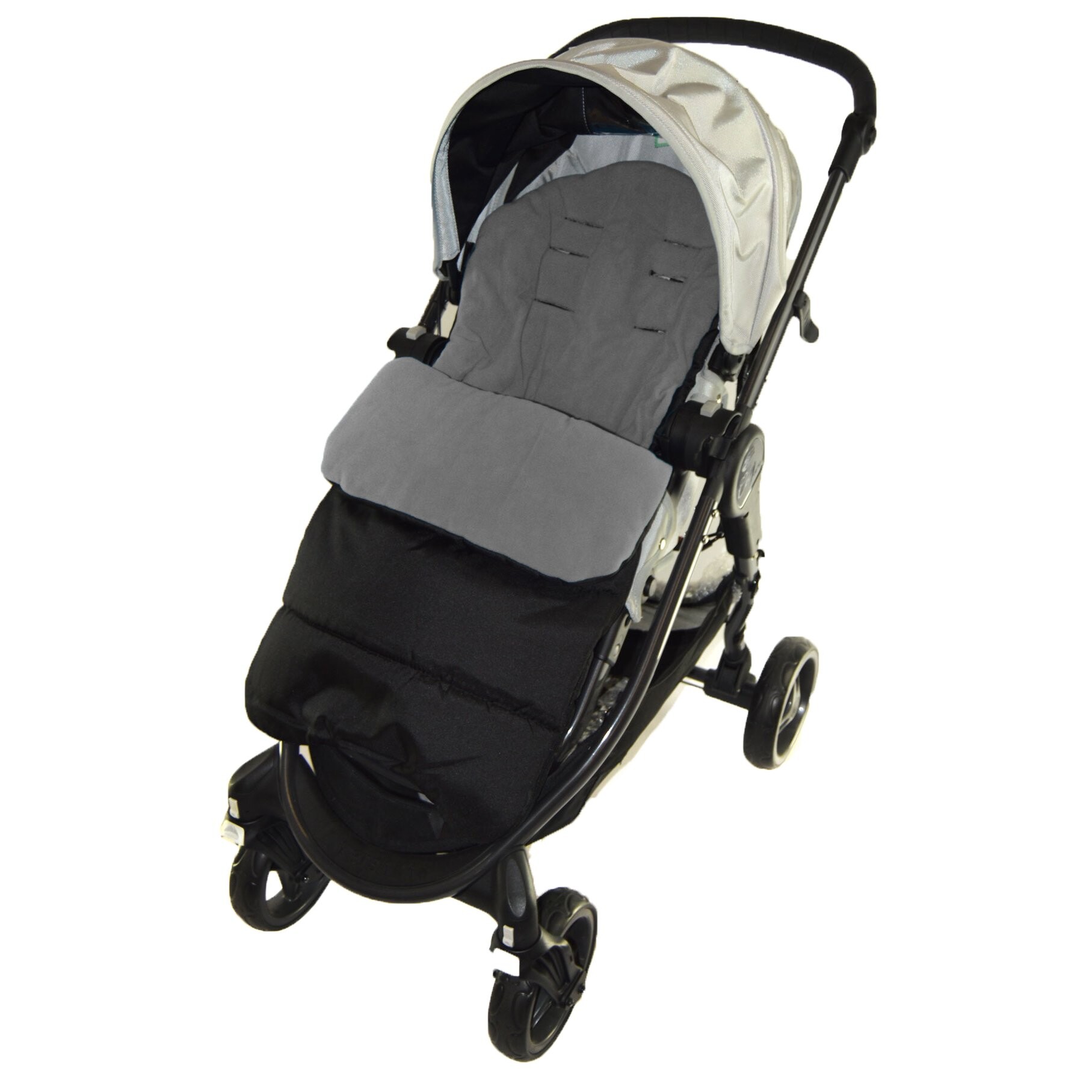 Footmuff / Cosy Toes Compatible with Graco Evo Pushchair Dolphin Grey ...