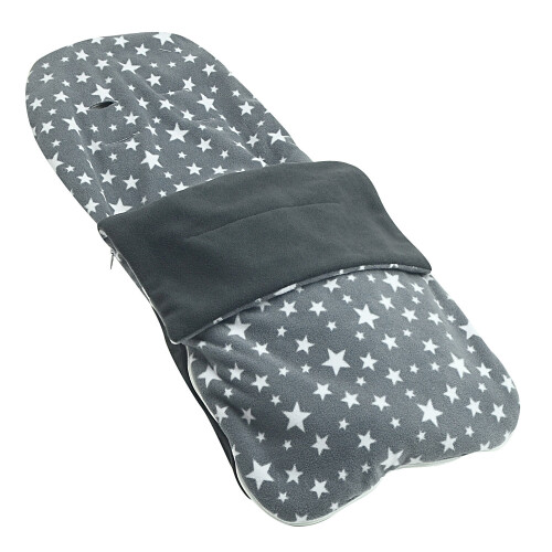 Snuggle Summer Footmuff Compatible With Bebe 9 3 TEC - Grey Star on OnBuy
