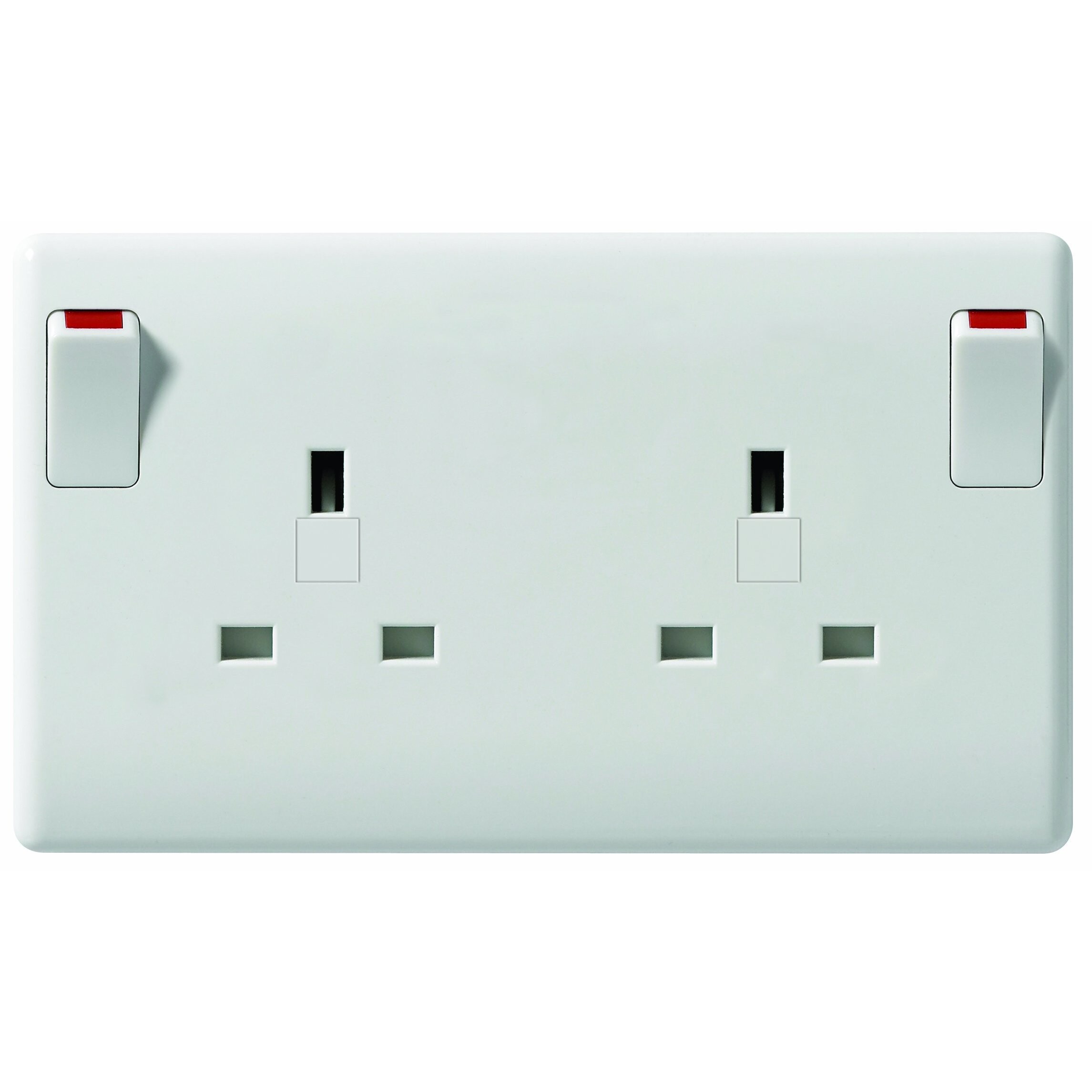 Masterplug Nexus 822CON 13 A 1-Gang to 2-Gang Moulded Converter Switched Socket on OnBuy