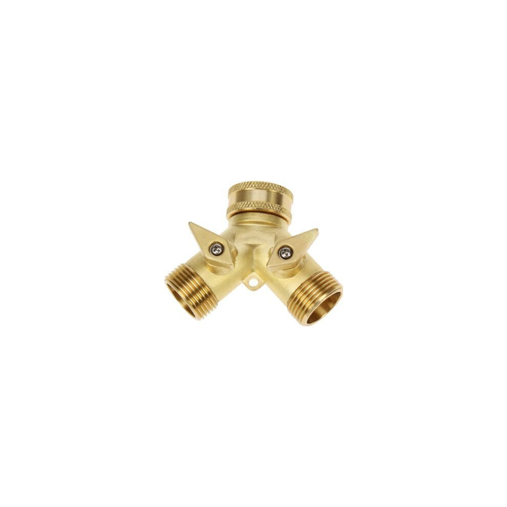Darlac Two Way Brass Tap Manifold - Turn one tap into two on OnBuy