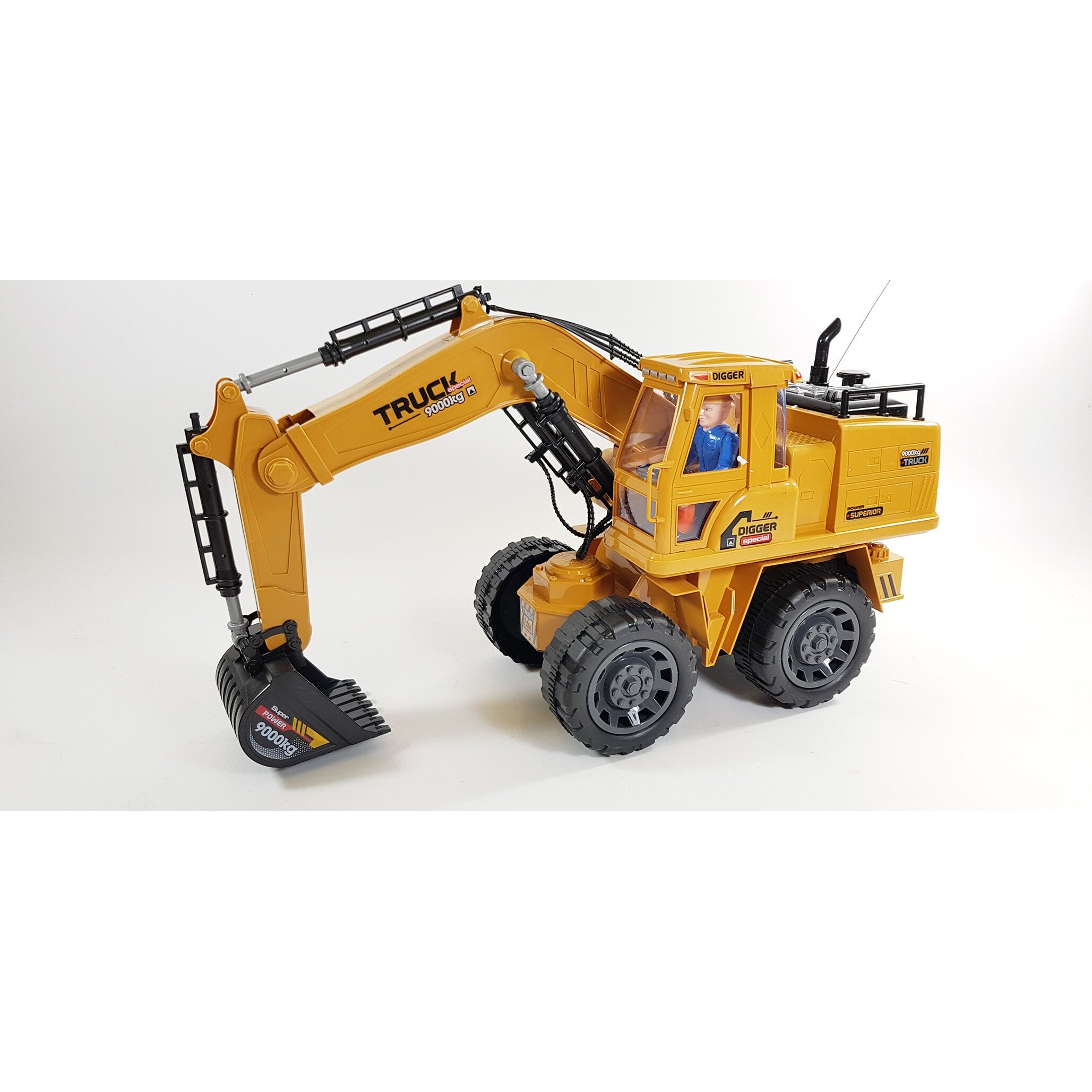 Radio Control RC JCB Style Construction Digger Excavator Monster Truck ...