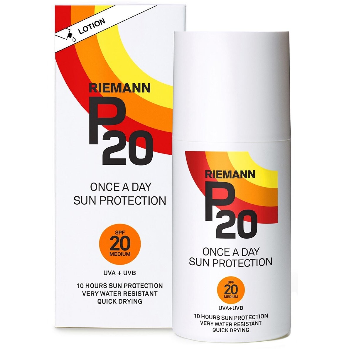 Riemann P20 Once a Day 10 Hours Protection SPF20 Sunscreen 200ml on OnBuy