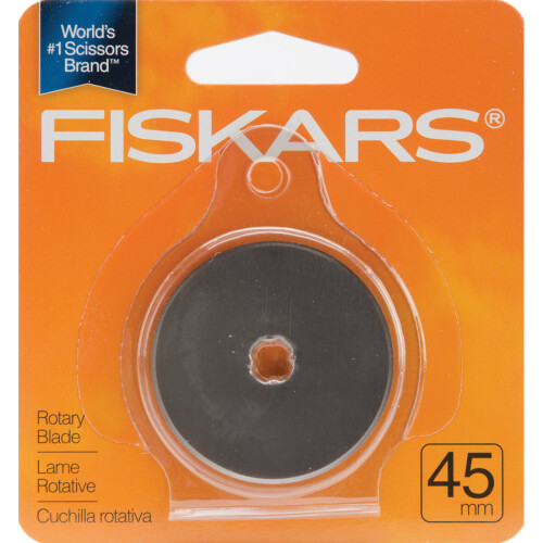 Fiskars 9531 45mm Rotary Cutter Blade with Pinking Edge - Stainless ...