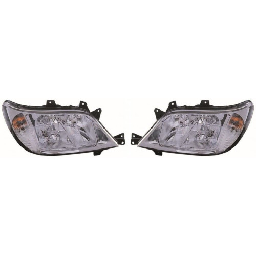 Mercedes Sprinter Mk1 Van 2003-2006 Headlights Headlamps No Fog 1 Pair ...