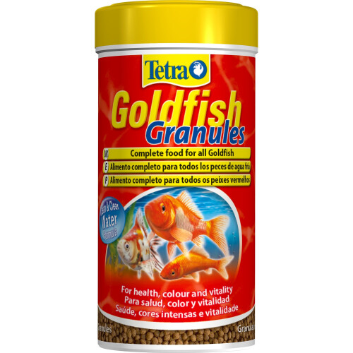 Tetra Goldfish Fish Food Granules, Complete Food for Smaller Goldfish ...